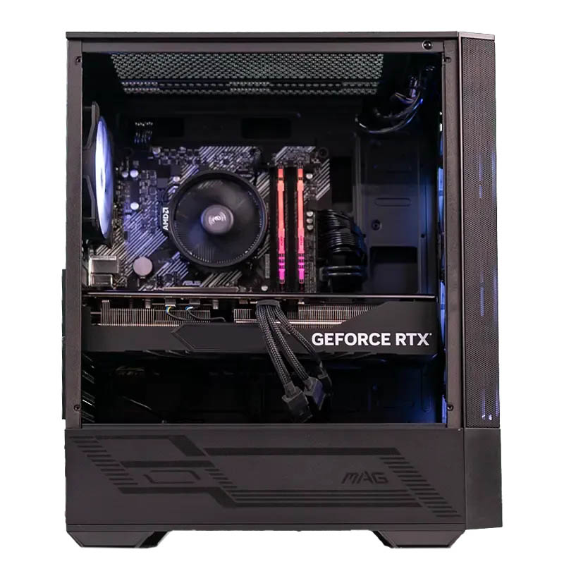 TechFast RTX 4070 Super Gaming PC: Intel Core i5 12400F